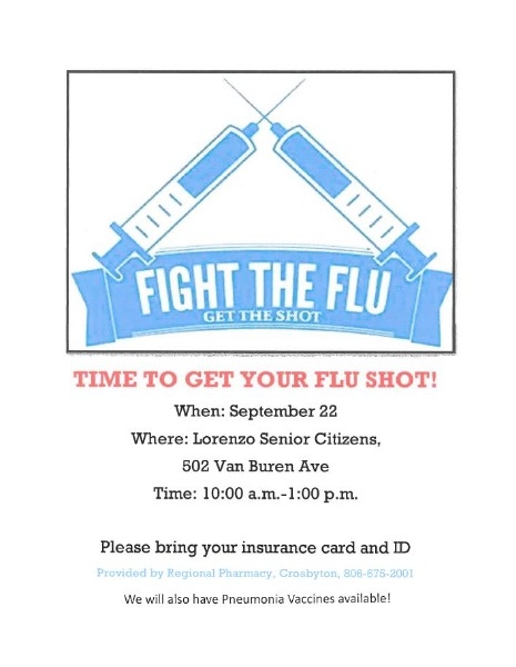 City of Lorenzo - FIGHT THE FLU!!!